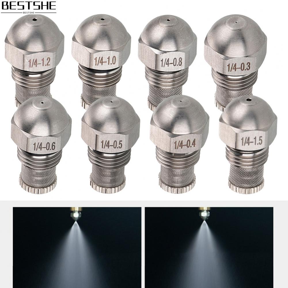 【Bestshe】Mist Nozzle Orifice With Filter Screen 1/4BSPT Garden Tool ...