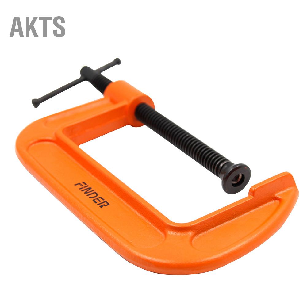 AKTS แคลมป์สกรูมือชนิด G ชนิดข้นหนาระดับพรีเมียมพร้อมก้านเหล็กคาร์บอน ...