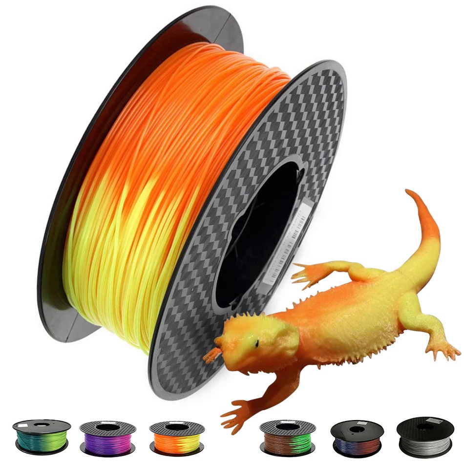 Color Changing with Temperature PLA 3D Printer Filament 1.75mm 500g ...