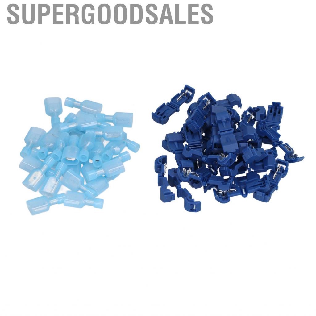 Supergoodsales 120Pcs T Tap Wire Connectors Self Stripping Quick Splice ...