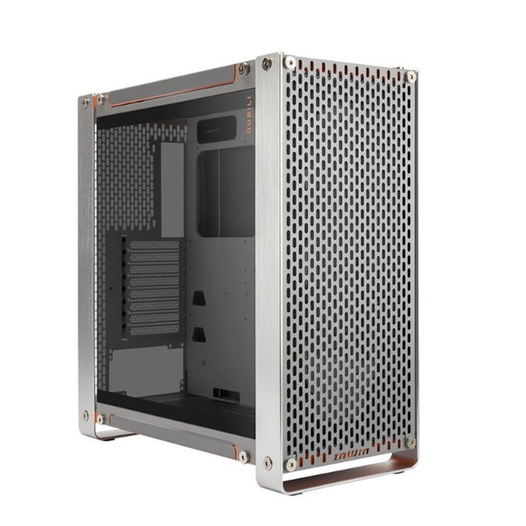 InWin DUBILI Titanium Grey Assembled E-ATX Full Tower Aluminium Case ...