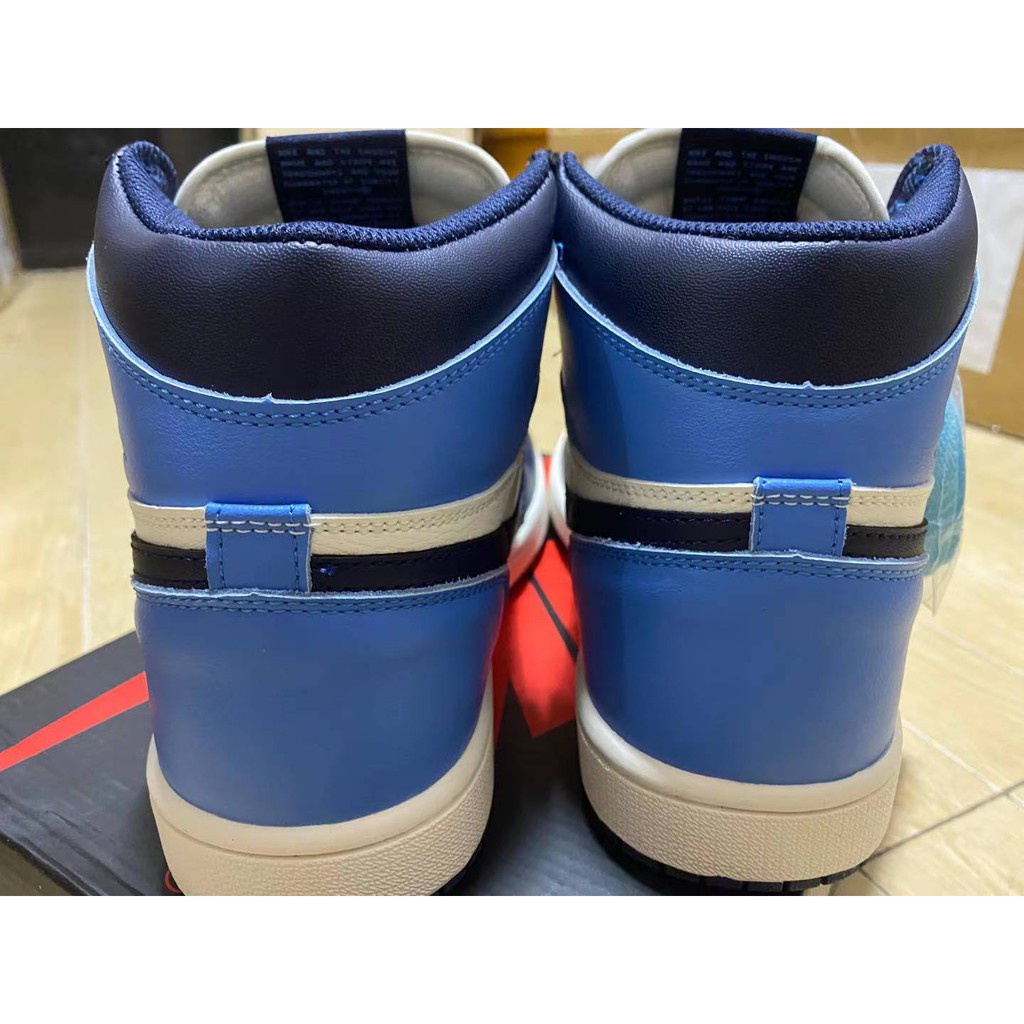 JORDAN 1 HIGH [Obsidian UNC] - ผ้าใบ High Cut ลำลองสำหรับผู้ชายและ ...