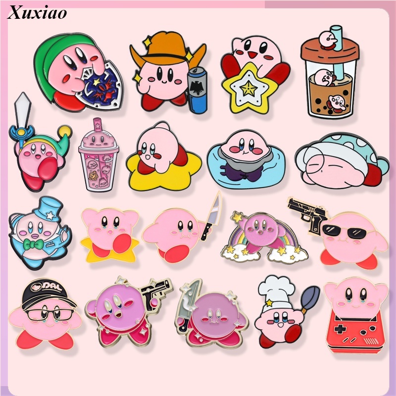 เข็มกลัดโลหะ รูปการ์ตูนเกม Kirby Legend of Zelda น่ารัก ของขวัญ สําหรับ ...