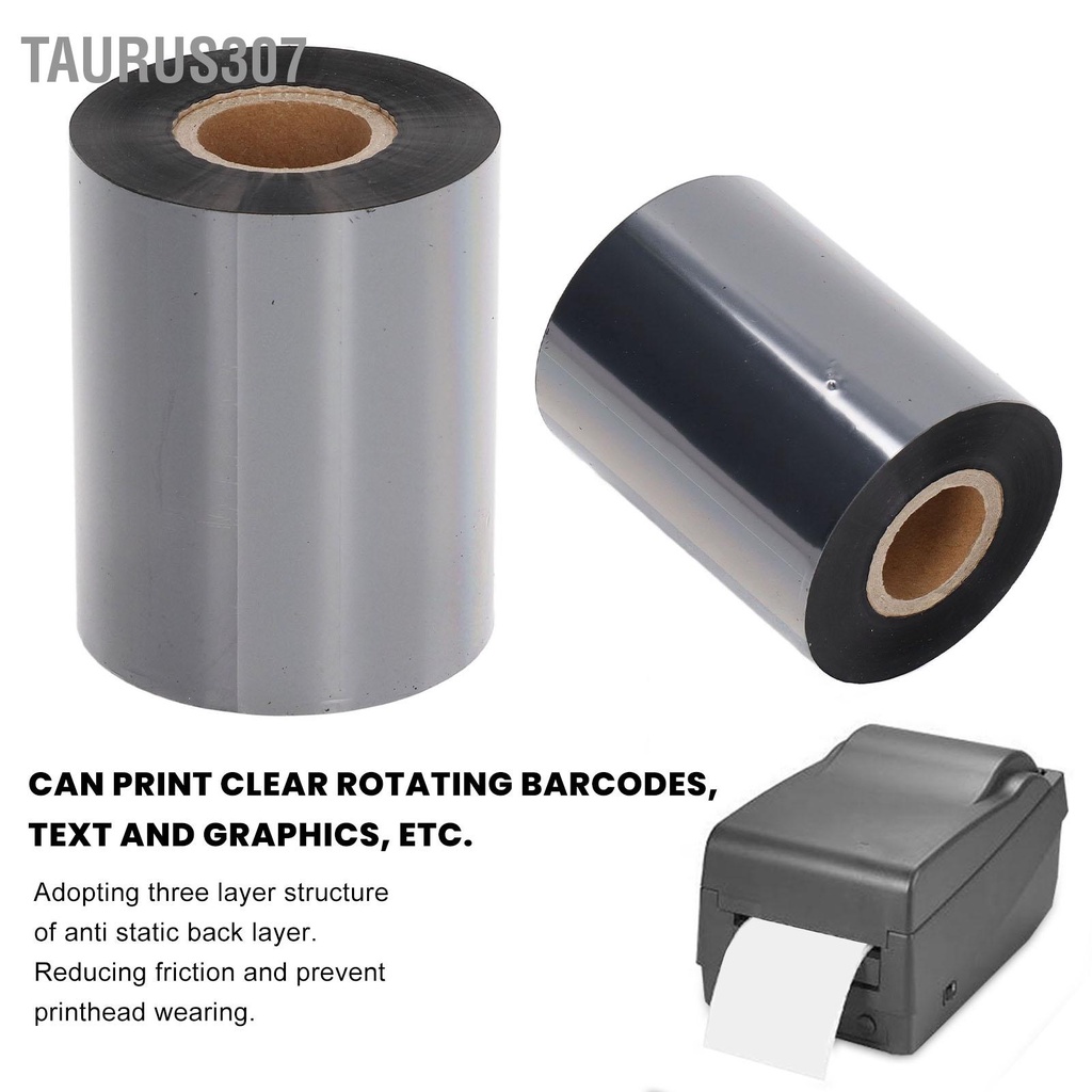 Taurus307 Thermal Transfer Ribbon Label Sticker บาร์โค้ดการพิมพ์อุปกรณ์ ...