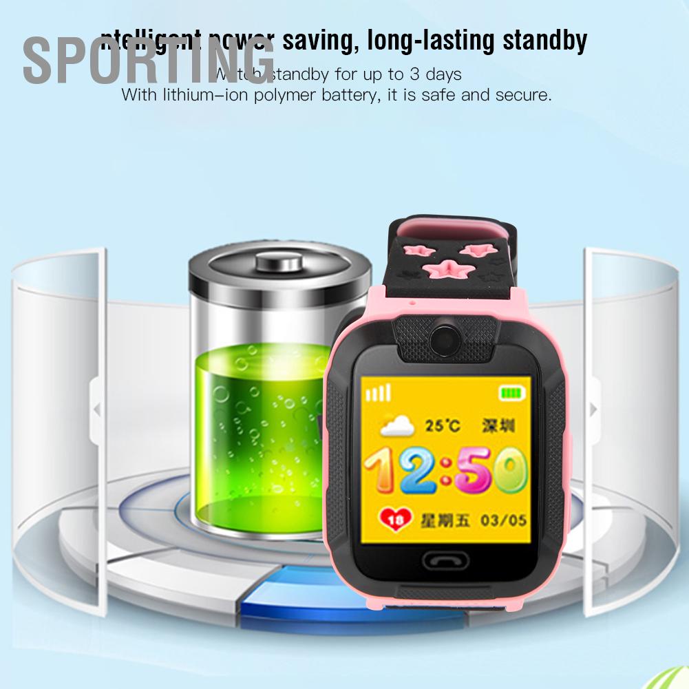 Sporting Q76 นาฬิกาโทรศัพท์สำหรับเด็กกล้องหน้าจอสัมผัสสี 3G นาฬิกา ...
