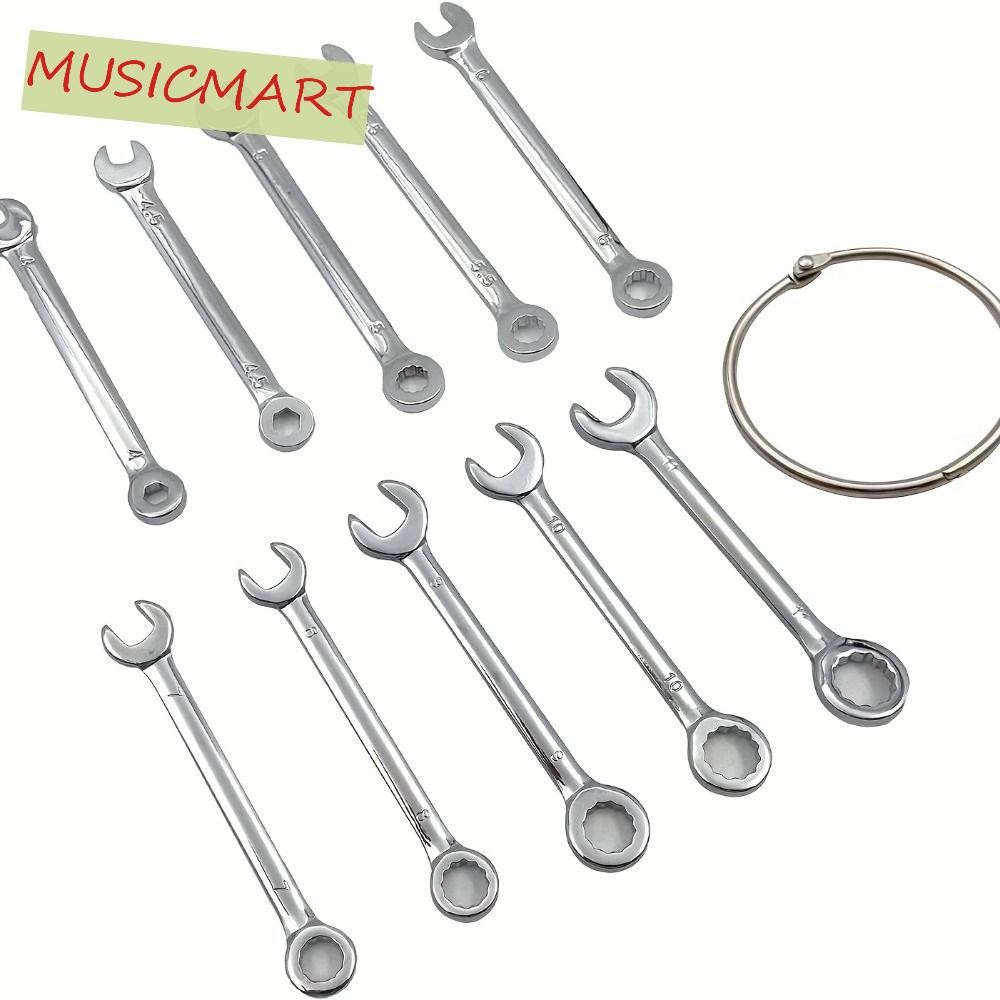Musicmart 10 ชิ้น Mini Spanner ประแจชุด,ป้องกันการระเบิด Mini British ...