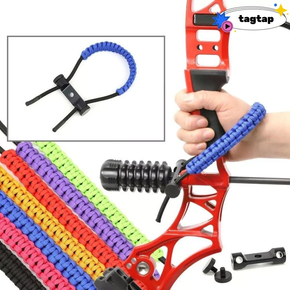 Tagtap Compound Bow สายรัดข้อมือ, เชือกข้อมือไนลอนทนต่อการสึกหรอ, ถัก ...