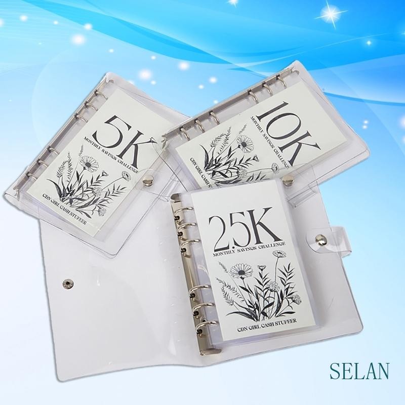 Sel 2500-Grid เงิน Saving Challenge Binder 10K 5K 2 5K Budget Planner ...
