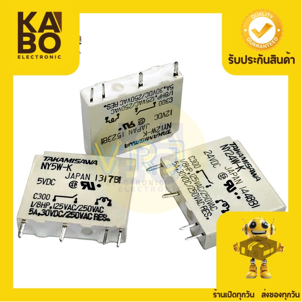 Relay รุ่น NY5W-k /12w-K /24W-K(Takamisawa) 5A ไฟ-5V,12V,24V Relay รีเลย์โซลิดสเตท4 ขา | Shopee ...