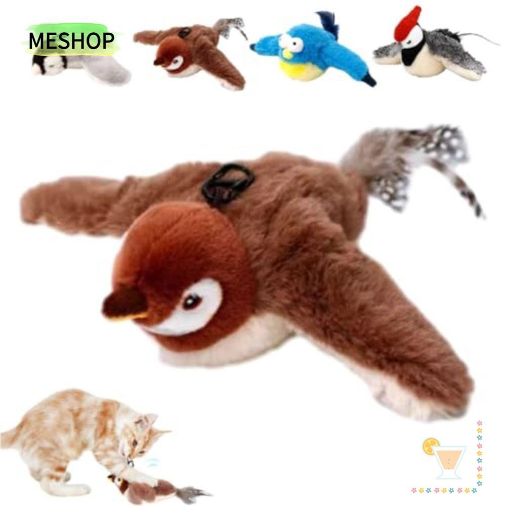 Me Interactive Flying Bird ของเล่นแมว, Hangable Vivid Chirping Flapping ...