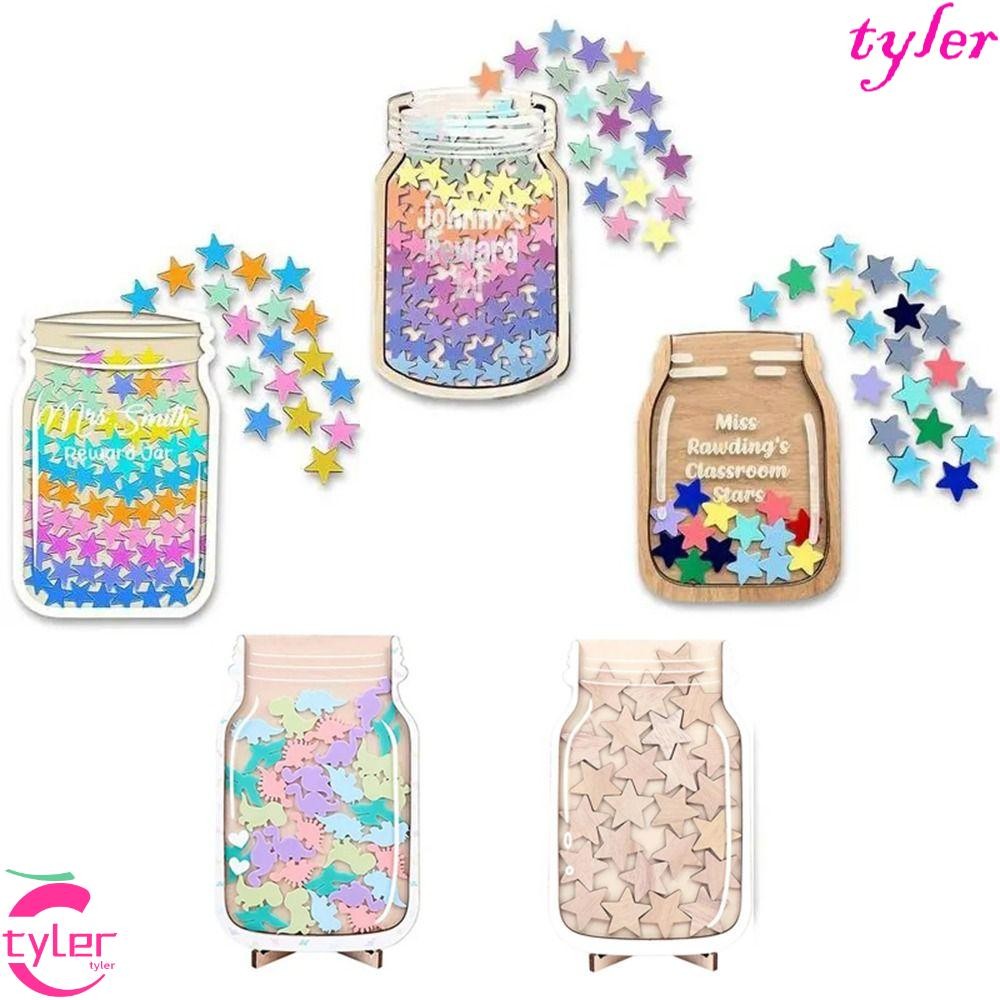 Tyler Positive Behavior Rewards Jar, Indiviation Heart Kids Star Reward ...