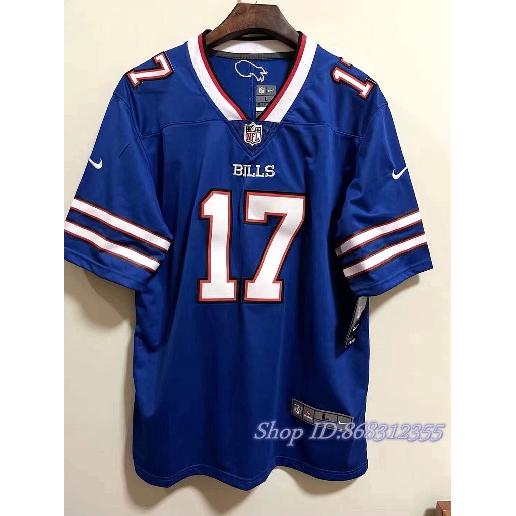 เสื้อกีฬาแขนสั้น ลายทีมชาติฟุตบอล Buffalo Bills Josh Allen Red ...