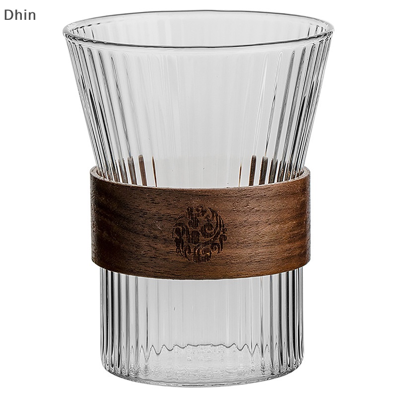 [Dhin] สไตล์ญี่ปุ่น แก้วกาแฟ แก้ววอลนัท ปลอกแก้ว เครื่องชงกาแฟ แก้วชา ...
