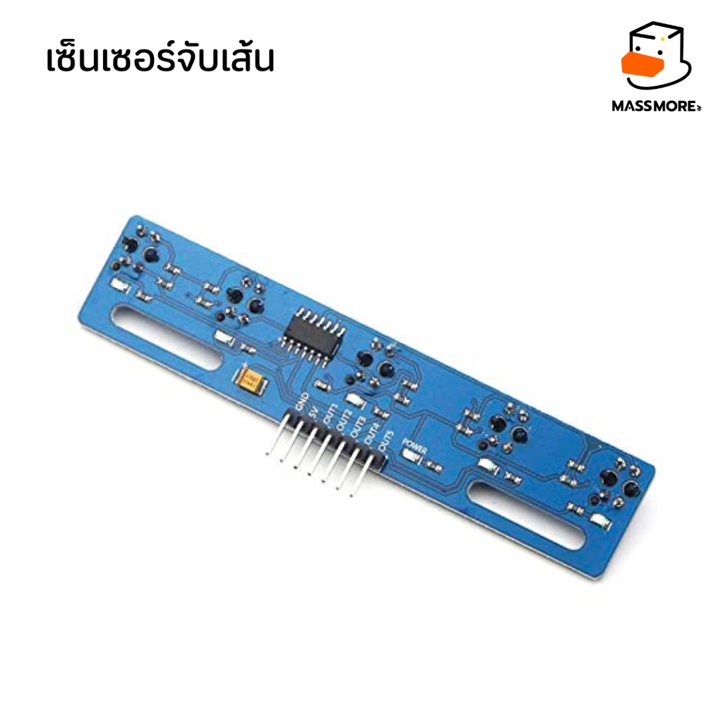 TCRT5000 QRE1113 QTR-8A จับเส้น IR Line tracking sensor QRE111GR ...