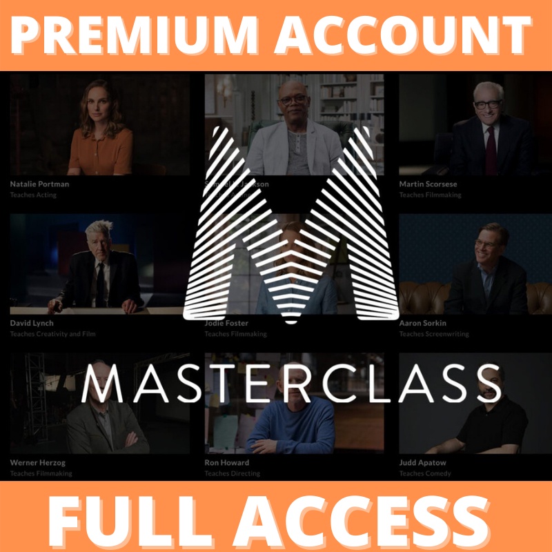 Masterclass Premium Account Full Access 100% ORIGINAL with Lifetime Subscription + Lifetime ...