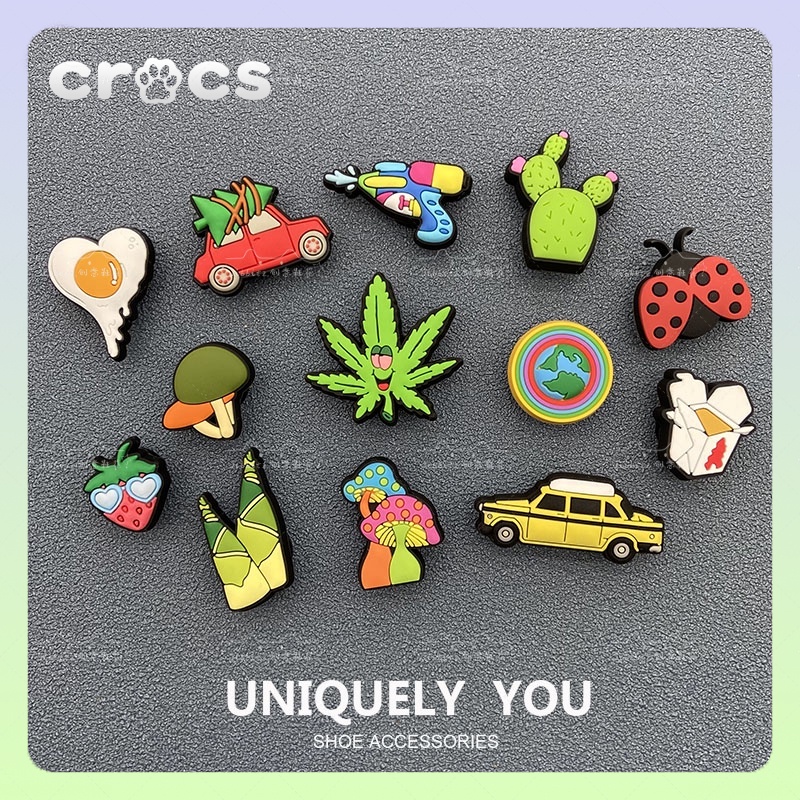 jibbitz crocs plant jibbitz set jibbitz crocs เกาหลี crocs jibbitz ...