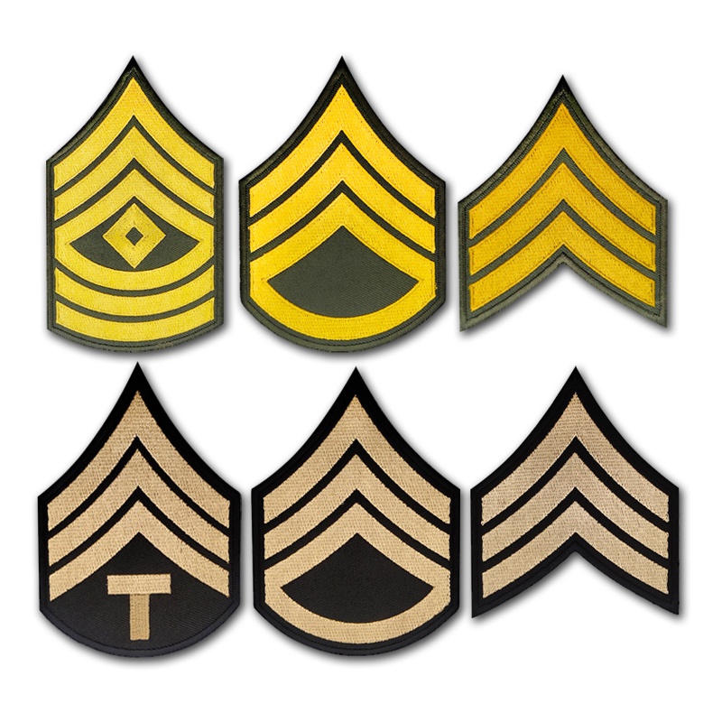 ที่กําหนดเอง U S Army US COS Army Fan Level Badge Arm Badge ปัก Morale ...