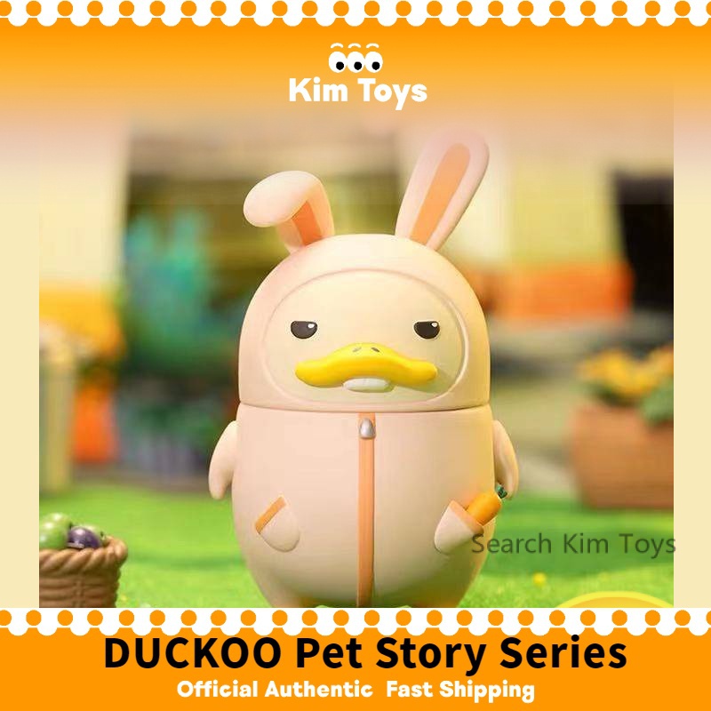 【🚚จัดส่งภายใน 72 ชั่วโมงครับ/ค่ะ🚚】【Kim Toy】 Popmart DUCKOO Pet Story Series Basic Style Link ของ ...