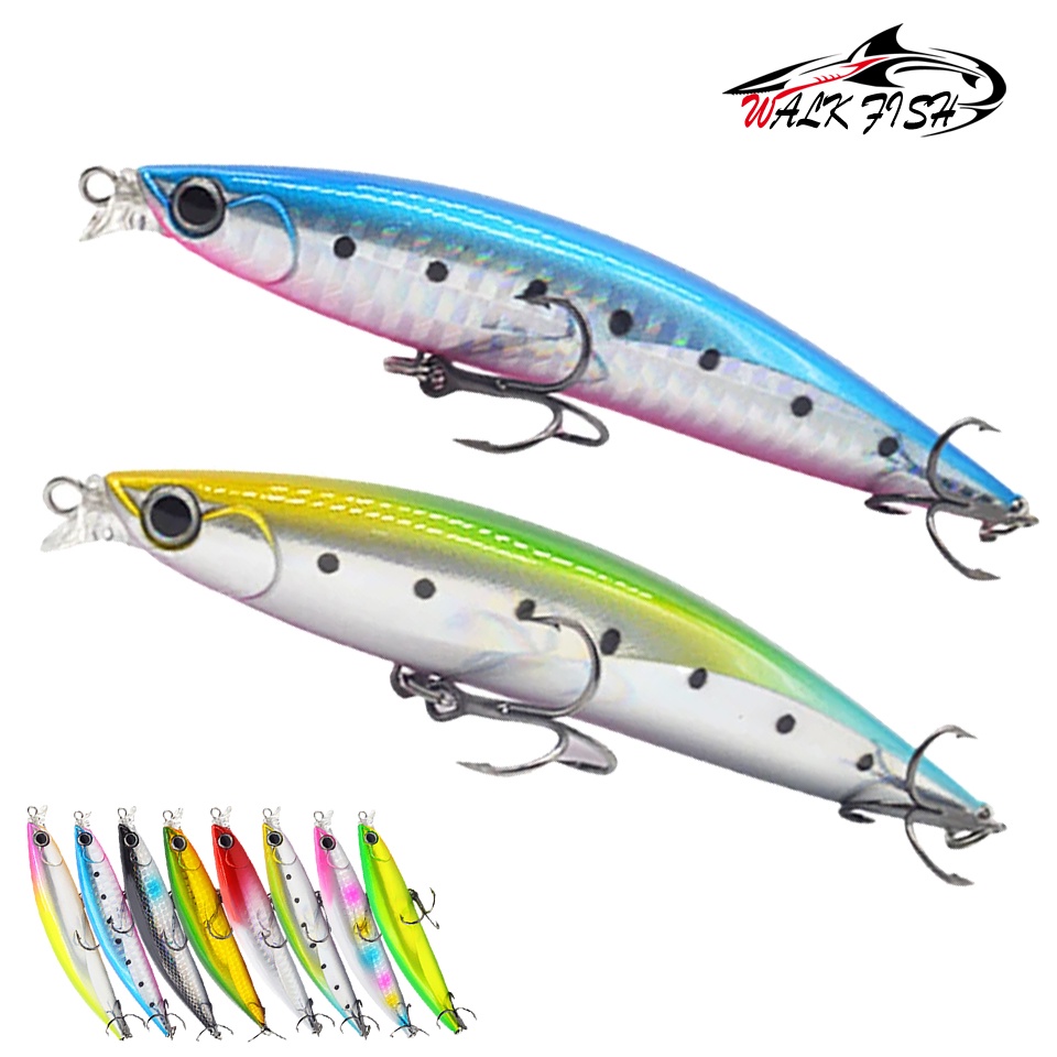 Walk FISH เหยื่อตกปลาประดิษฐ์ รูปดวงตา 3D 100 มม. 11.5 กรัม 1 ชิ้น ...
