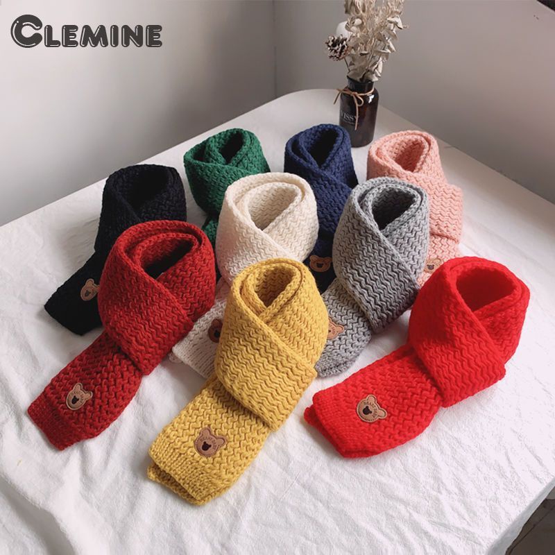 Clemine ผ้าพันคอ กันลม ให้ความอบอุ่น สําหรับเด็กผู้ชาย และเด็กผู้หญิง ...