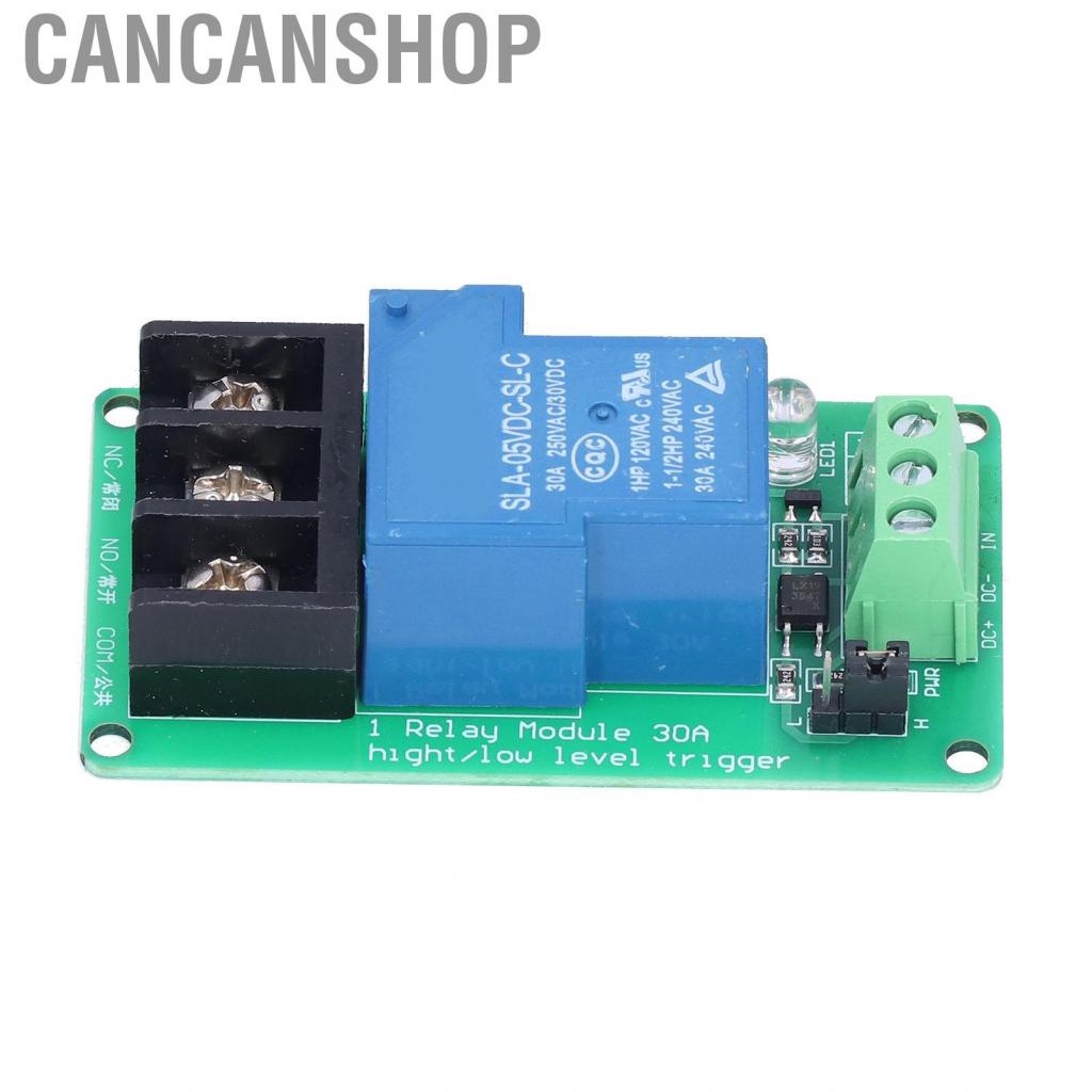 Cancanshop 1 Channel Relay Module 5V DC 30V AC 250V for Automation ...