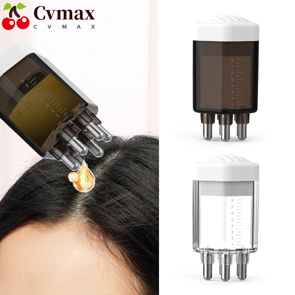 Cvmax หวีพลาสติก แบบพกพา 8 มล. สําหรับนวดหนังศีรษะ และหนังศีรษะ ...