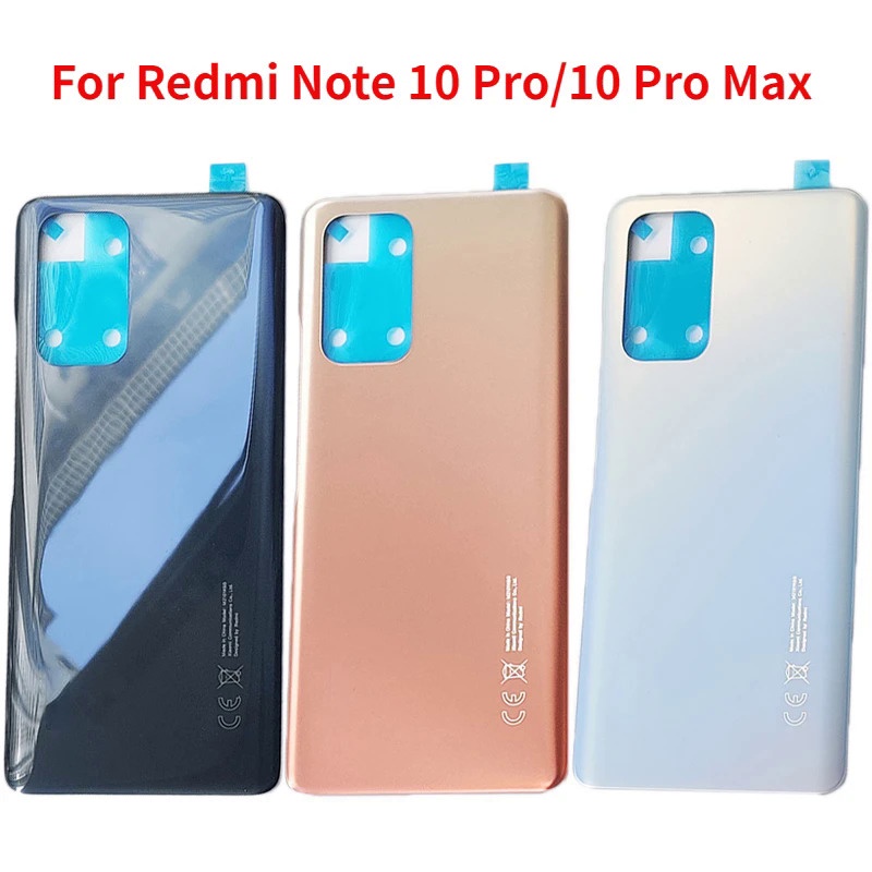 ของแท้ 100% ฝาหลัง Xiaomi Redmi Note 10 Pro 10 Pro Max M2101K6I พร้อม ...