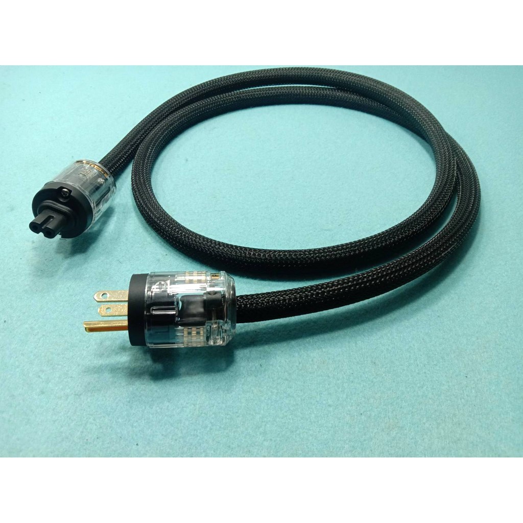 ..สายไฟ Monster Cable PowerLine 400 หัว+ท้าย c7 (เลข 8) ชุบทอง ทองแดง ...