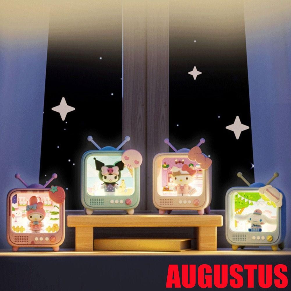 Augustus Kitty TV Channel, Luminous Night Light Cinnamoroll ตกแต่งโต๊ะ ...