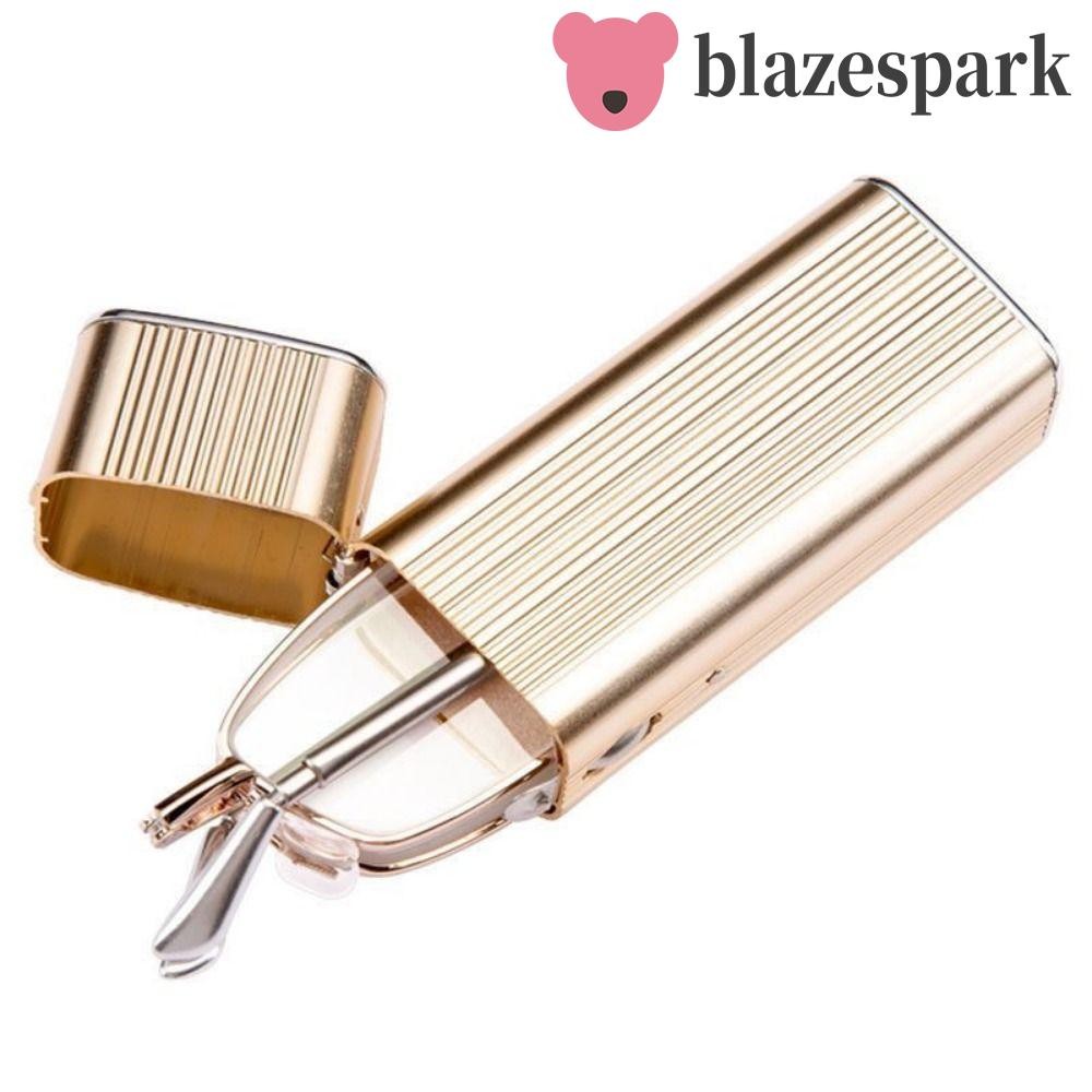 Blazespark แว่นอ่านหนังสือแบบพับได้, HD แว่นขยายใสแว่นตา, Anti Eyestrain แบบพกพาเรซิ่นกรณีแว่นตา ...