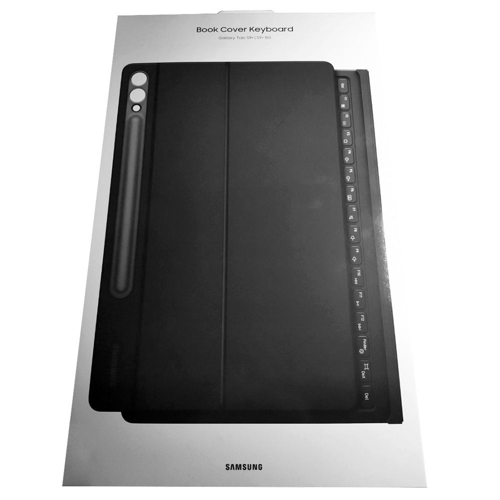 Samsung Official Galaxy Tab S9+ / S9 FE+ Book Cover Keyboard (US Layout ...