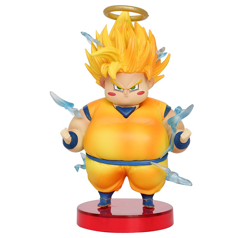โมเดลตุ๊กตาฟิกเกอร์ Dragon Ball Fat Son Goku Son Gohan Super Saiyan 23 ...