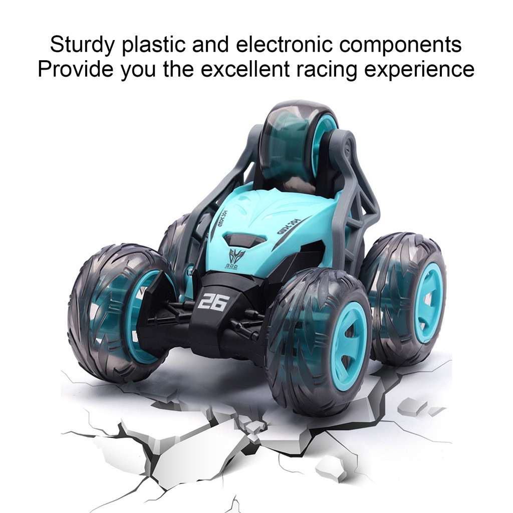 GARDEN LIVE รีโมทคอนโทรล Stunt Car 360 องศาหมุนความเร็วสูง 5 ล้อ 2.4GHz ...