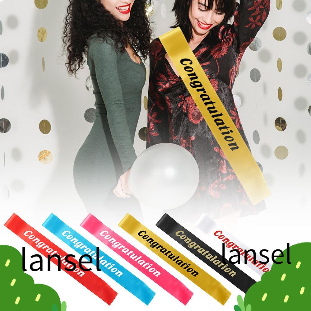 Lansel 1 ชิ้น แสดงความยินดี สายสะพาย แฟชั่น จบการศึกษา ตกแต่งสายสะพาย ...