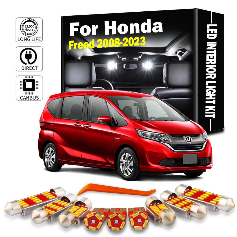 ชุดไฟ LED ติดภายในรถยนต์ สําหรับ Honda Freed 2008 2011 2013 2016-2017 ...