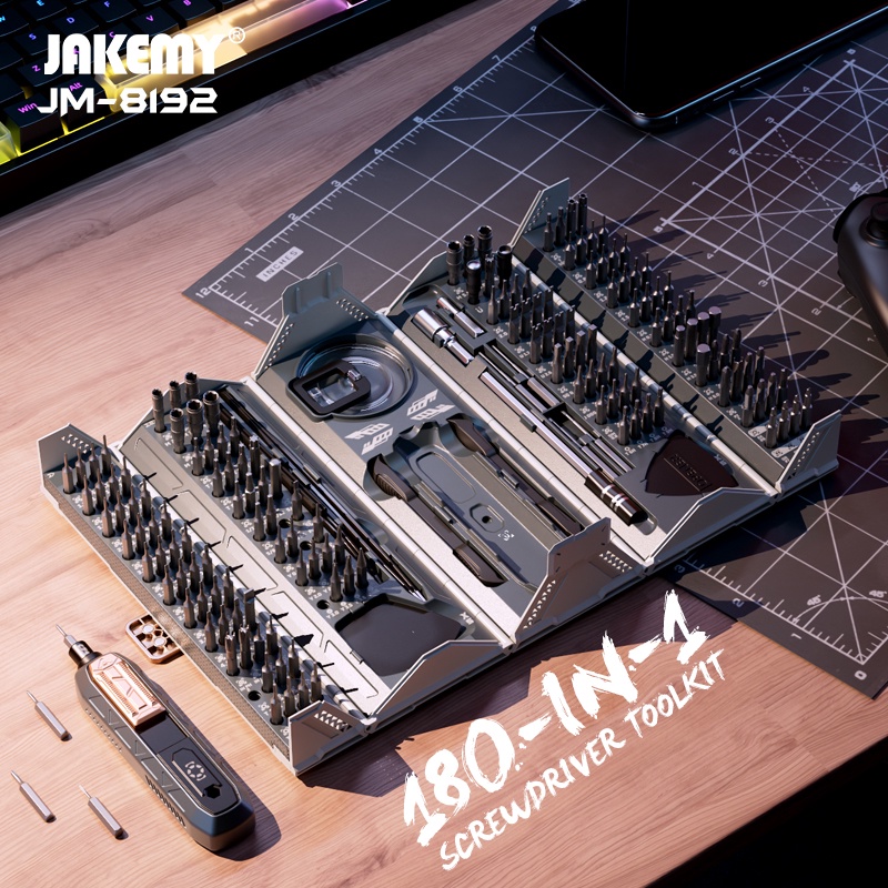 Jakemy JM-8192 180-in-1 Precision ไขควง Toolkit มัลติฟังก์ชั่นสําหรับ ...