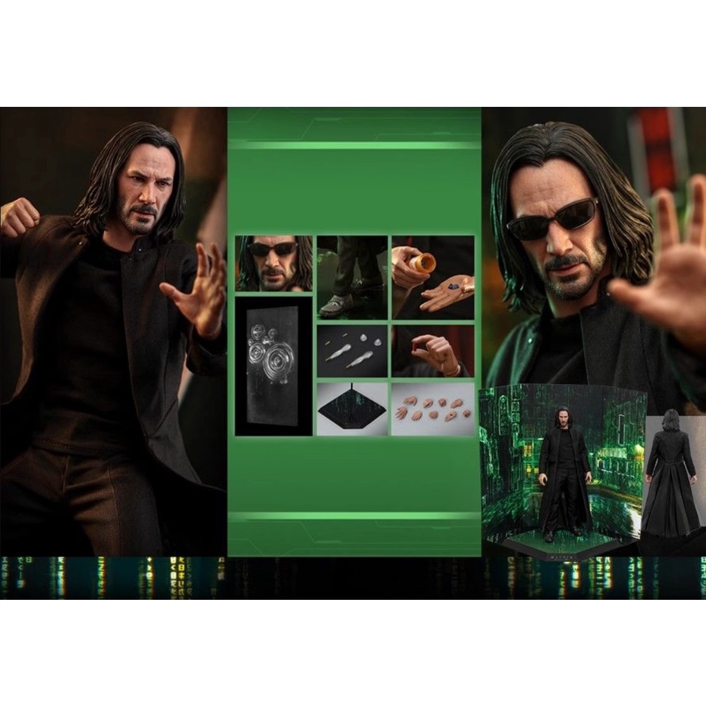 Hottoys HT Neo Hacking Empire 4 Matrix Restart Neo 2.0 MMS657 พร้อมส่ง ...
