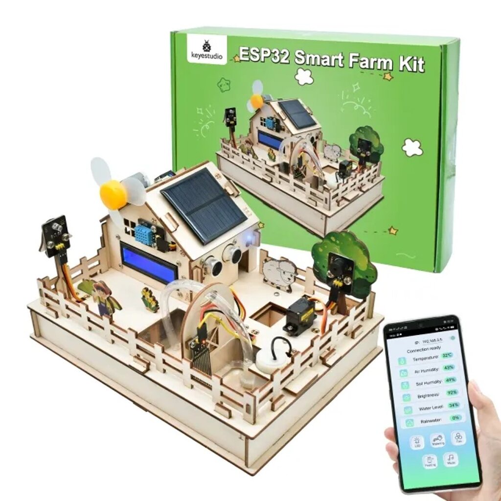KEYESTUDIO ESP32 IOT Smart Farm Starter Kit ชุดส่งเสริมการเรียนรู้ ...