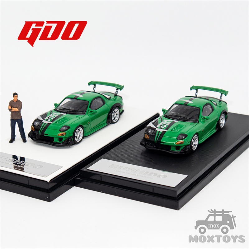 โมเดลรถยนต์ Time Micro X GDO 1:64 RX-7 FD3S RE Amemiya NFS KENJI Green ...