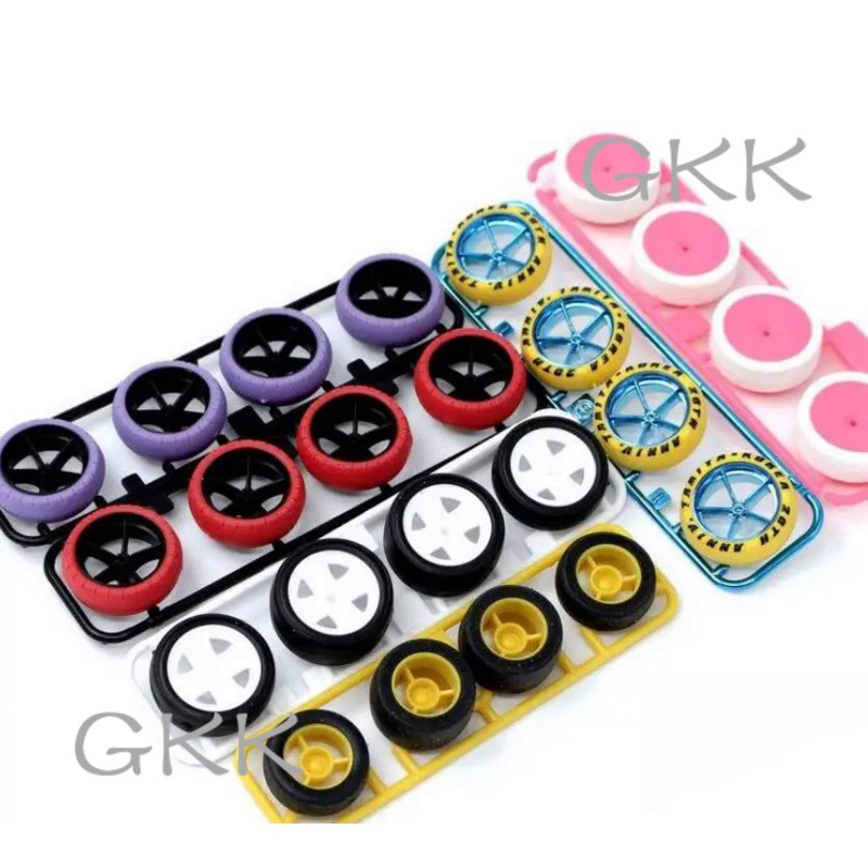 GK TAMIYA Small/Middle/Large Diameter Car Tire Wheel Spare Parts for 1/ ...