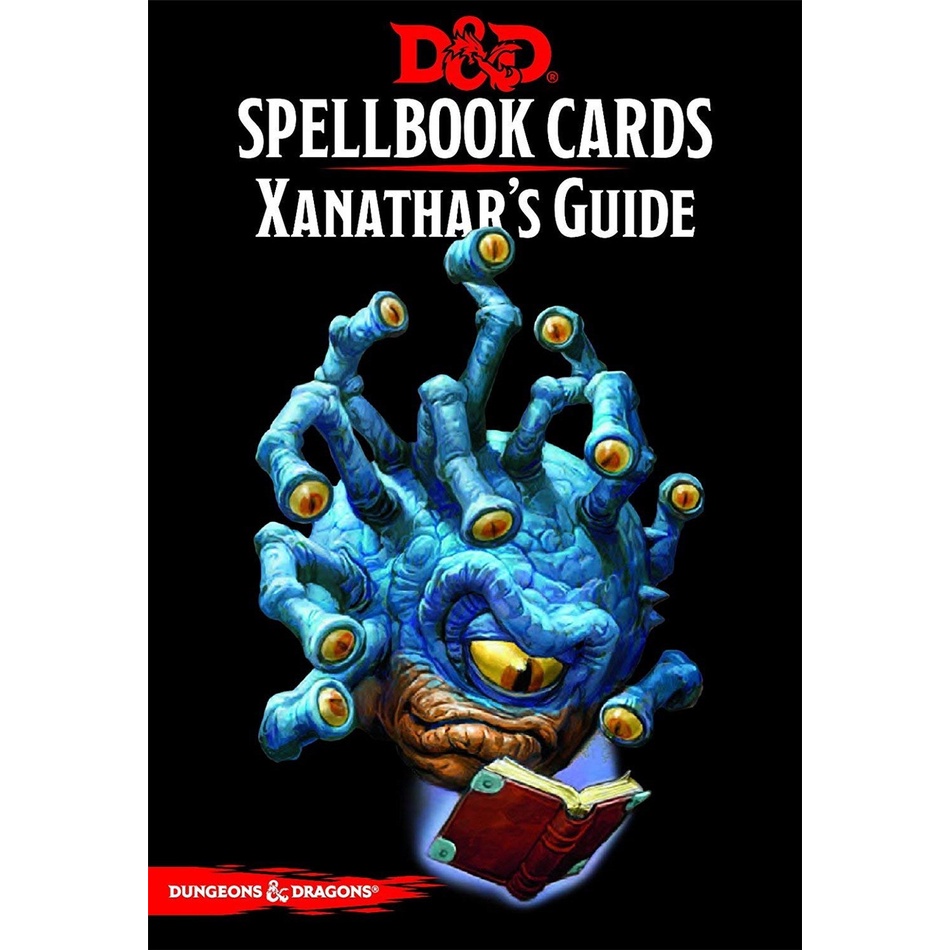 การ์ดสมุดสะกด Gale Force Nine Dungeons & Dragons: Xanathar | Shopee ...