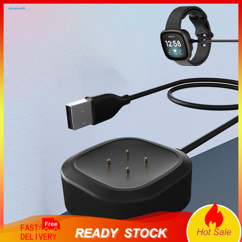 Setn สายชาร์จสมาร์ทวอทช์ USB 100 ซม. แบบพกพา สําหรับ Fitbit-Versa3 Sense | Shopee Thailand