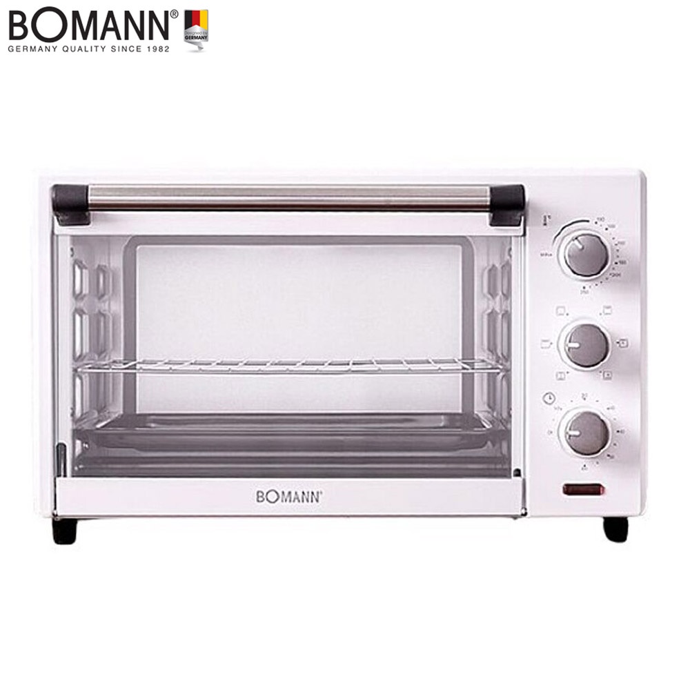 Bomann AO2360W 23L Dual Air Fryer Oven Smart Electric Toaster Timer ...