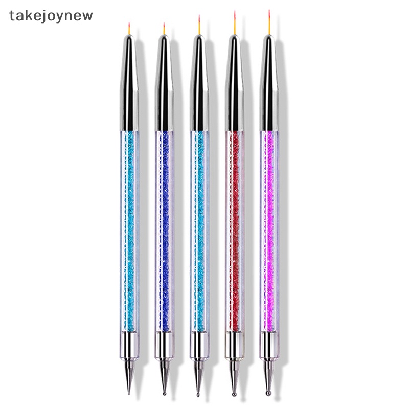 [takejoynew] ปากกาเพ้นท์เล็บ สองหัว 5 ชิ้น KLB | Shopee Thailand