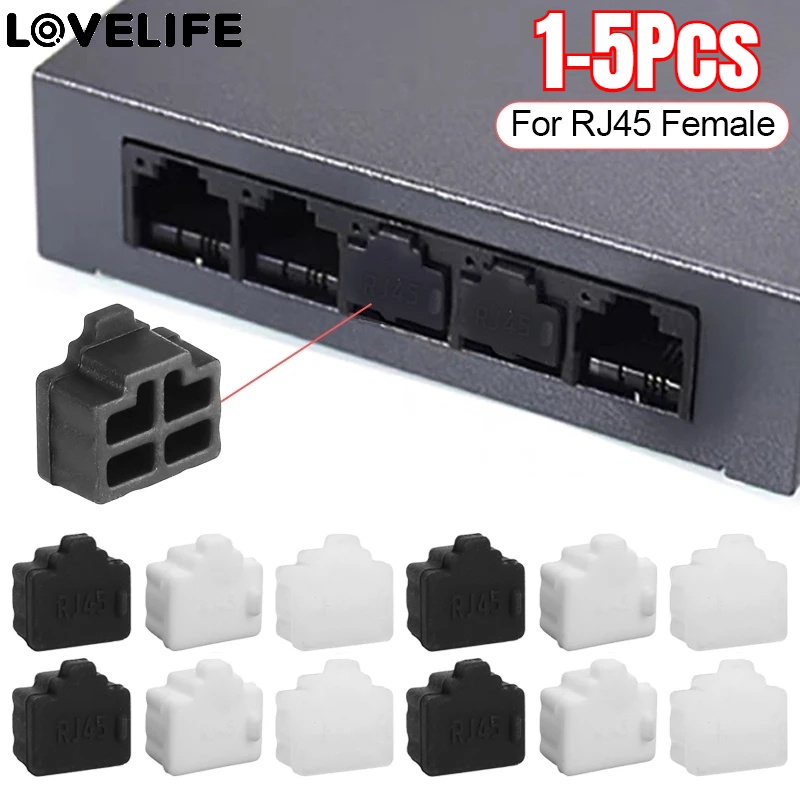 แผ่นซิลิโคนกันฝุ่น RJ45 Female Port Dust Plug - RJ45 อุปกรณ์เสริม ...