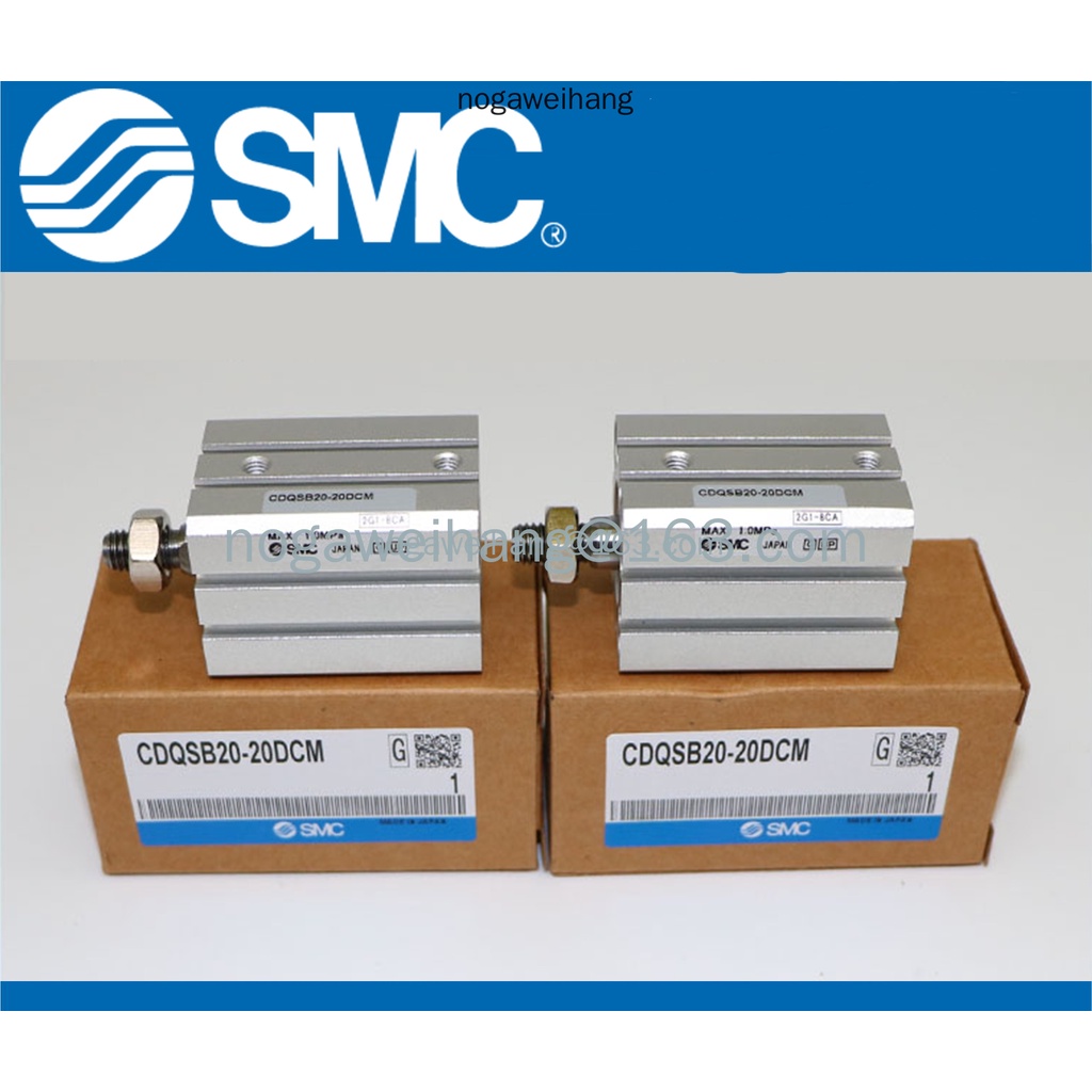 Smc กระบอกบาง CDQSB12 16 20 25-10D 5D 15D 20D 16 25 30 35 40DCM (D เป็น ...