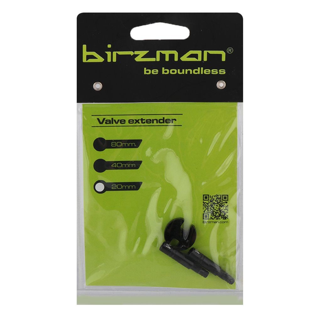 วาล์วต่อจุ๊บลม BIRZMAN ขนาด 20 มม. สีดำ อุปกรณ์เสริมจักรยาน จักรยาน ...