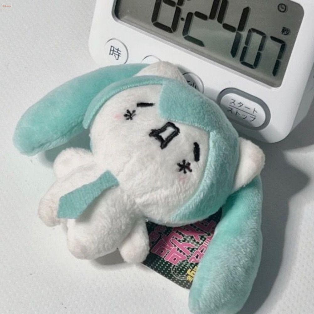 Mxbeauty Snow Miku ตุ๊กตาพวงกุญแจ,ปุยนุ่ม Bandai Hatsune Miku ตุ๊กตา ...