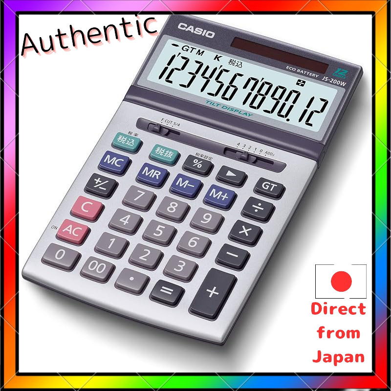 เครื่องคิดเลขมืออาชีพ Casio 12-Digit - Just Type JS-200W-N, เปรียบเทียบ ...