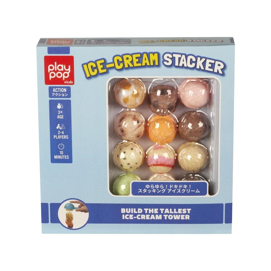 playpop เพลย์ป๊อป Ice-Cream Stacker Action Game *Only At Toy | Shopee ...